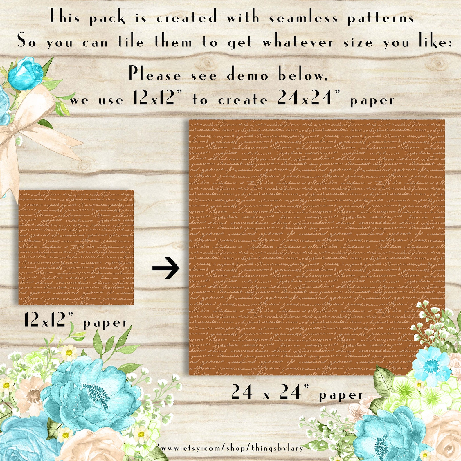 100 Seamless Handwriting Paper in 12 Inch 300 Dpi Planner - Etsy