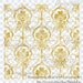 42 Gold Foil Seamless Damask Ornament Overlays 12inch Transparent PNG ...