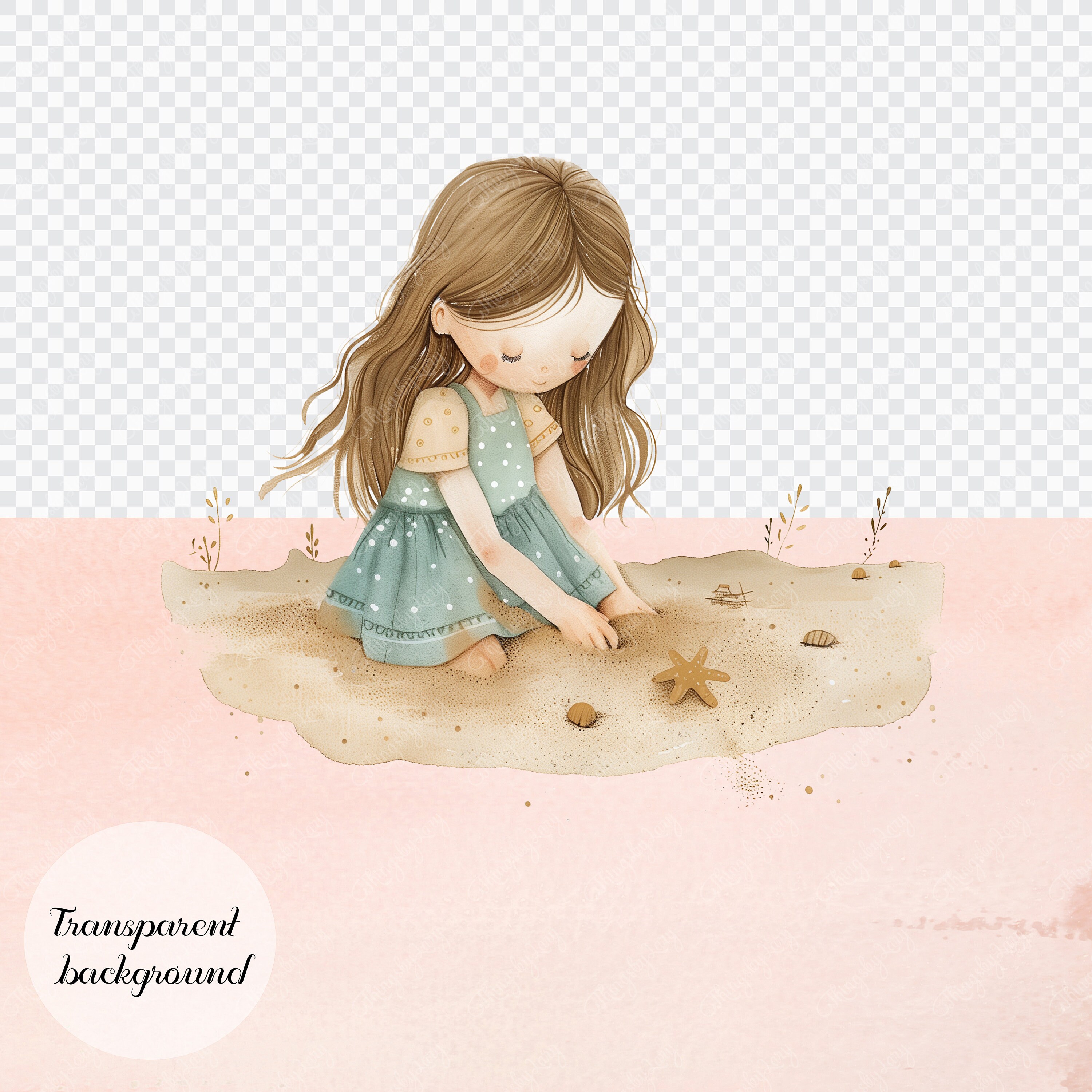 80 Watercolor Sea Ocean Underwater PNG Clip Art Commercial Use Dolphin ...