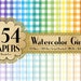 254 Seamless Watercolor Gingham Papers 12 Inch 300 Dpi Instant - Etsy