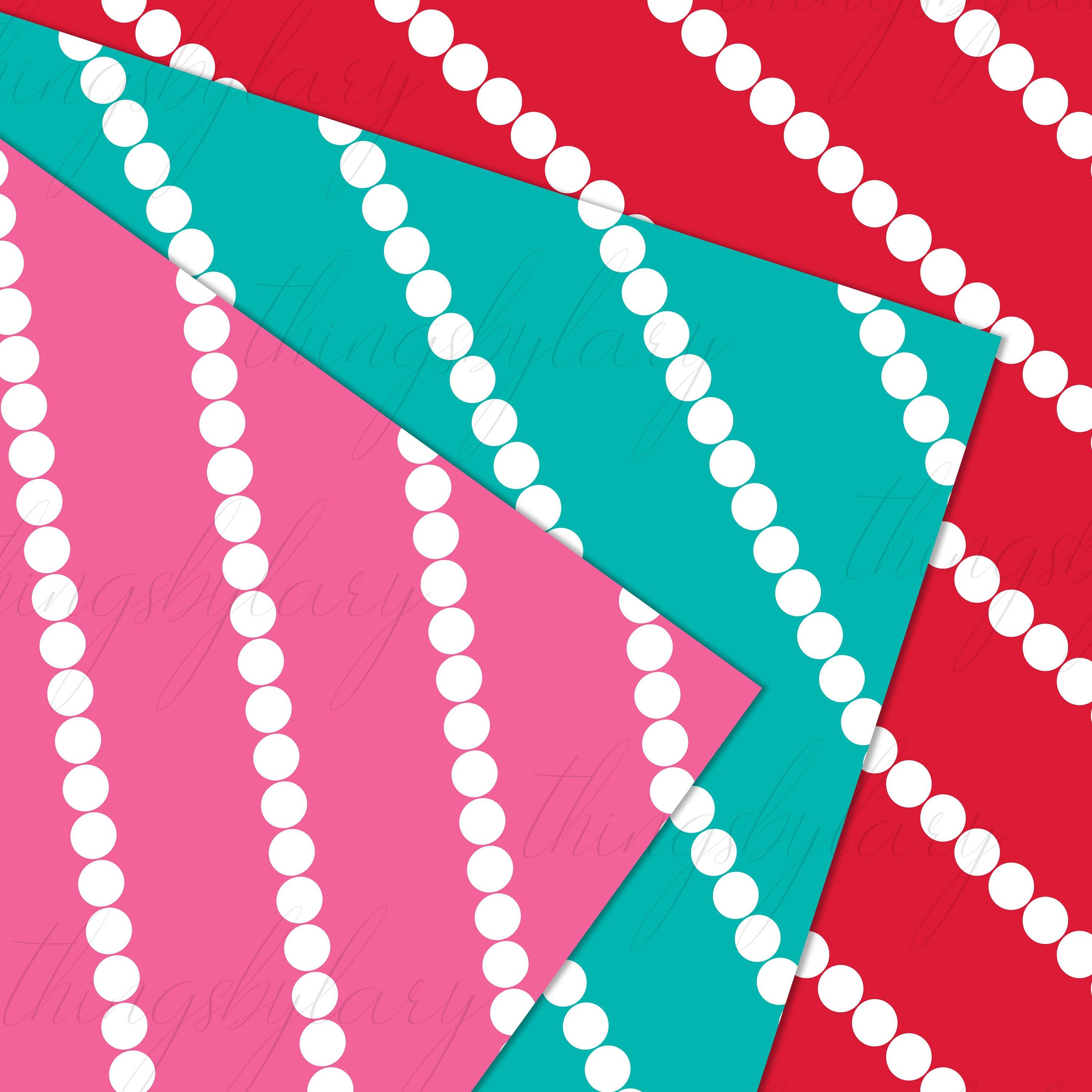 100 Seamless Diagonal White Polka Dot Papers 12x12 300 - Etsy