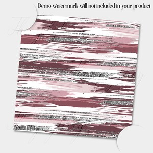 100 Seamless Silver Glitter and Brush Stroke Digital Papers 12x12" 300 ...