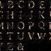 Gold Flower Alphabet 27 Cliparts 300 Dpi Planner Paper - Etsy