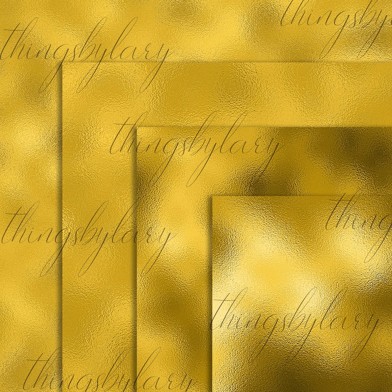 42 Bright 24k Gold Foil Papers 12 Inch 300 Dpi Planner Paper Commercial ...