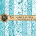16 Teal Marble Papers, Teal Marble, Digital Marble Paper, Glitter ...