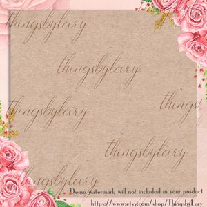 18 Craft Papers, Digital Paper, Digital Craft Texture, Instant Download ...