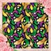 22 Seamless Mardi Gras Shrove Tuesday Fat Tuesday Digital Papers 12 ...