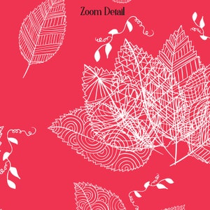 100 Seamless Whimsical Leaves Digital Papers 12x12" 300 Dpi Instant ...