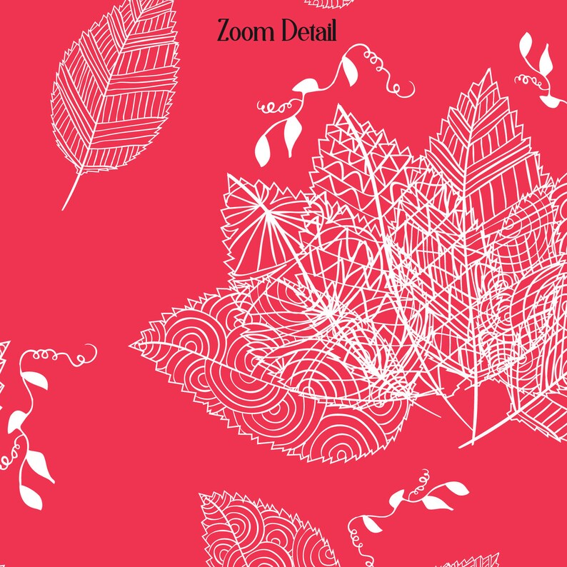 100 Seamless Whimsical Leaves Digital Papers 12x12 300 - Etsy