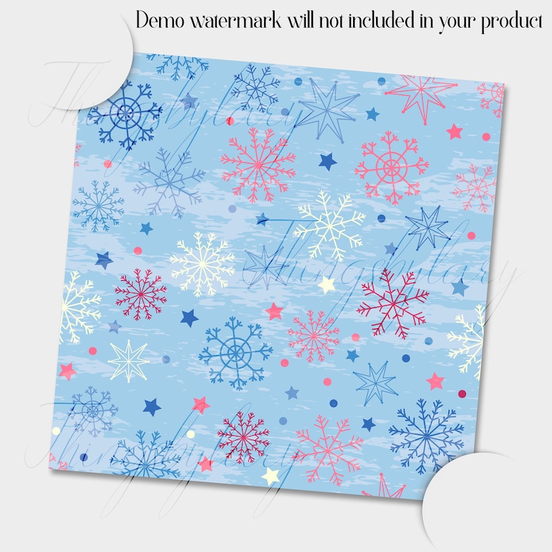 12 Winter Pattern Digital Papers in Vintage Theme Color in 12 - Etsy