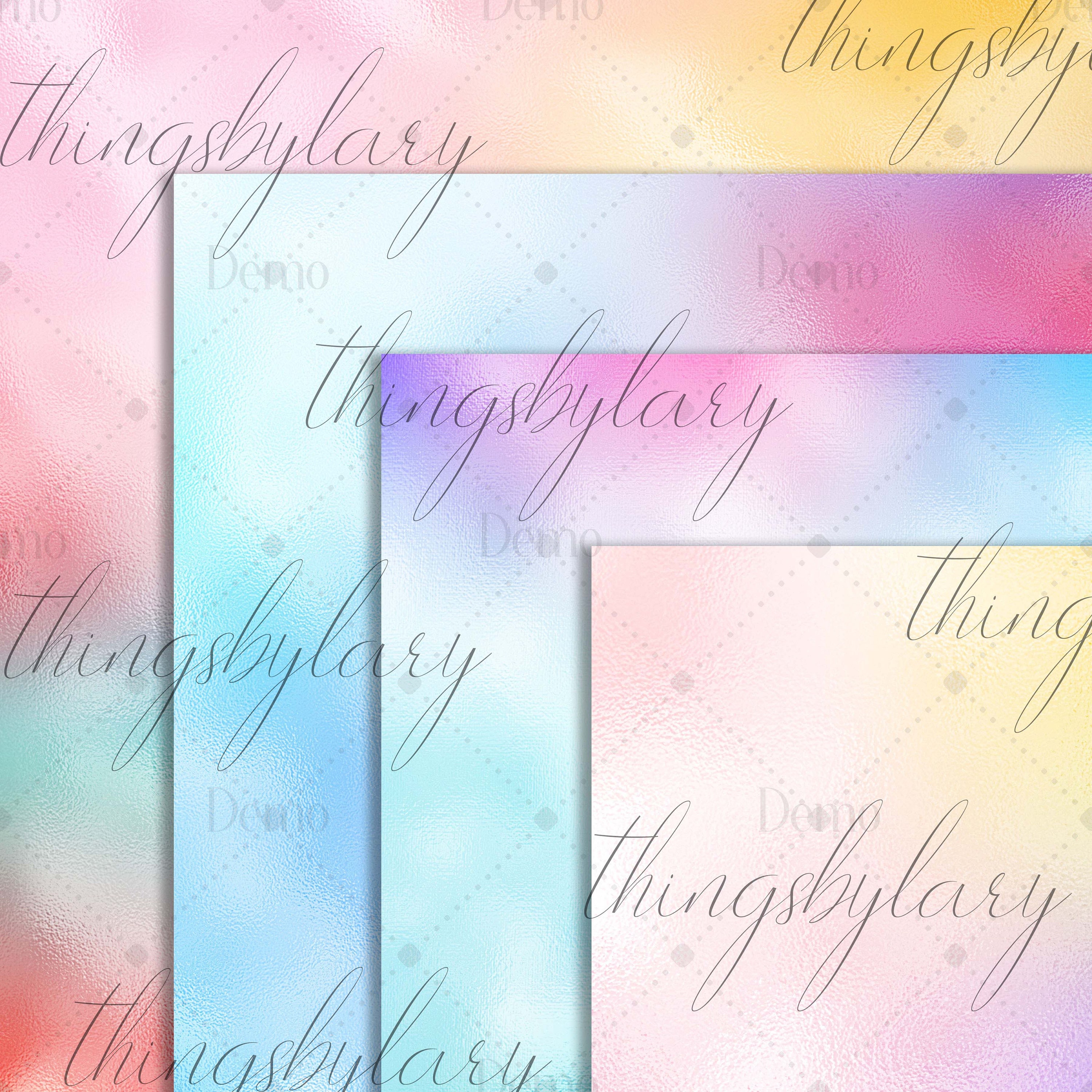 16 Magical Unicorn Foil Digital Papers Commercial Use Luxury - Etsy