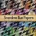 100 Seamless Glitter Ikat Pattern Digital Papers 12x12" 300 Dpi Planner ...