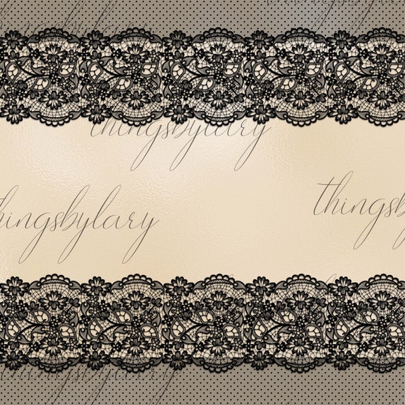 Black Lace Border Frame