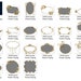 20 Luxury Gold Label Frames 300 Dpi PNG Instant Download Commercial Use ...