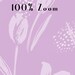100 Seamless Tinted Tulip Flower Papers in 12 Inch, 300 Dpi Planner ...