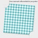 24 Turquoise Plaid Digital Papers in 12 X 12 Inch 300 Dpi Instant ...