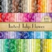 100 Seamless Tinted Tulip Flower Papers in 12 Inch, 300 Dpi Planner ...