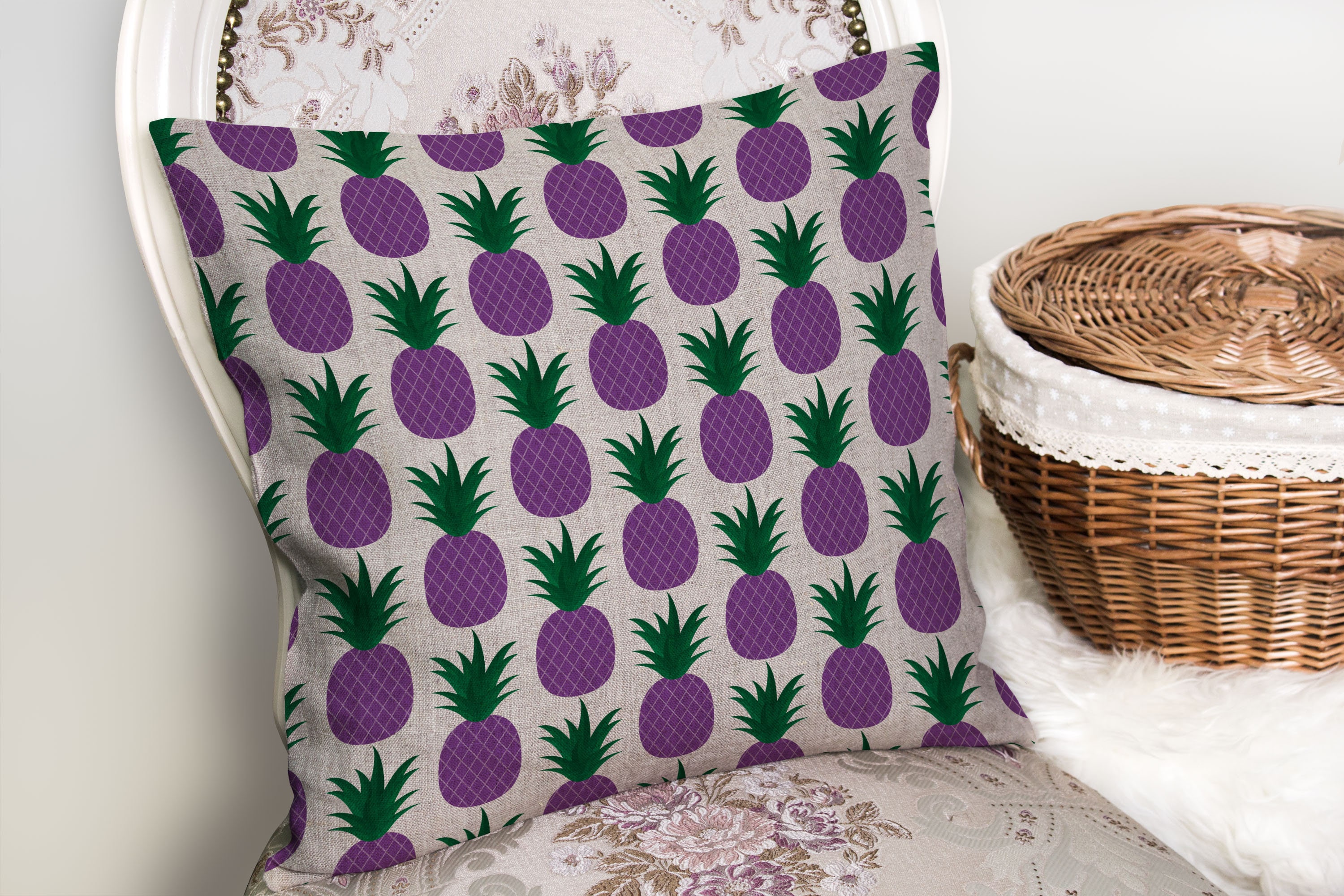 100 Seamless Color Pineapple Digital Papers 12x12" 300 Dpi ...