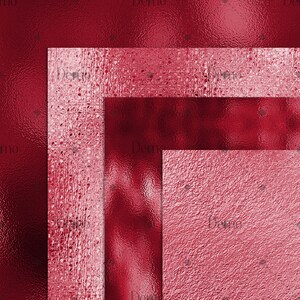 42 Luxury Red Foil Papers 12 Inch, 300 Dpi Planner Paper, Commercial ...
