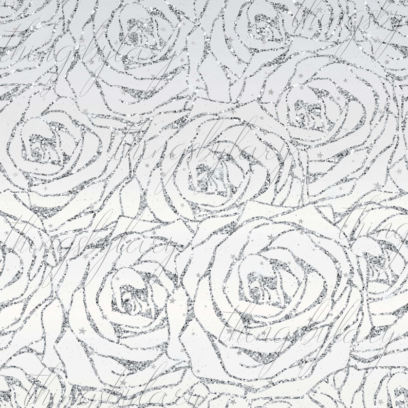 16 Seamless Glitter Rose Net Overlay Digital Images PNG Transparent ...