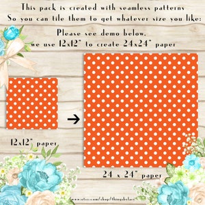 100 Seamless White Polka Dot Papers 12 Inch 300 Dpi Commercial Use ...