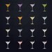 32 Diamond Pearl Gemstone Martini Cocktail Glass PNG Images Commercial ...