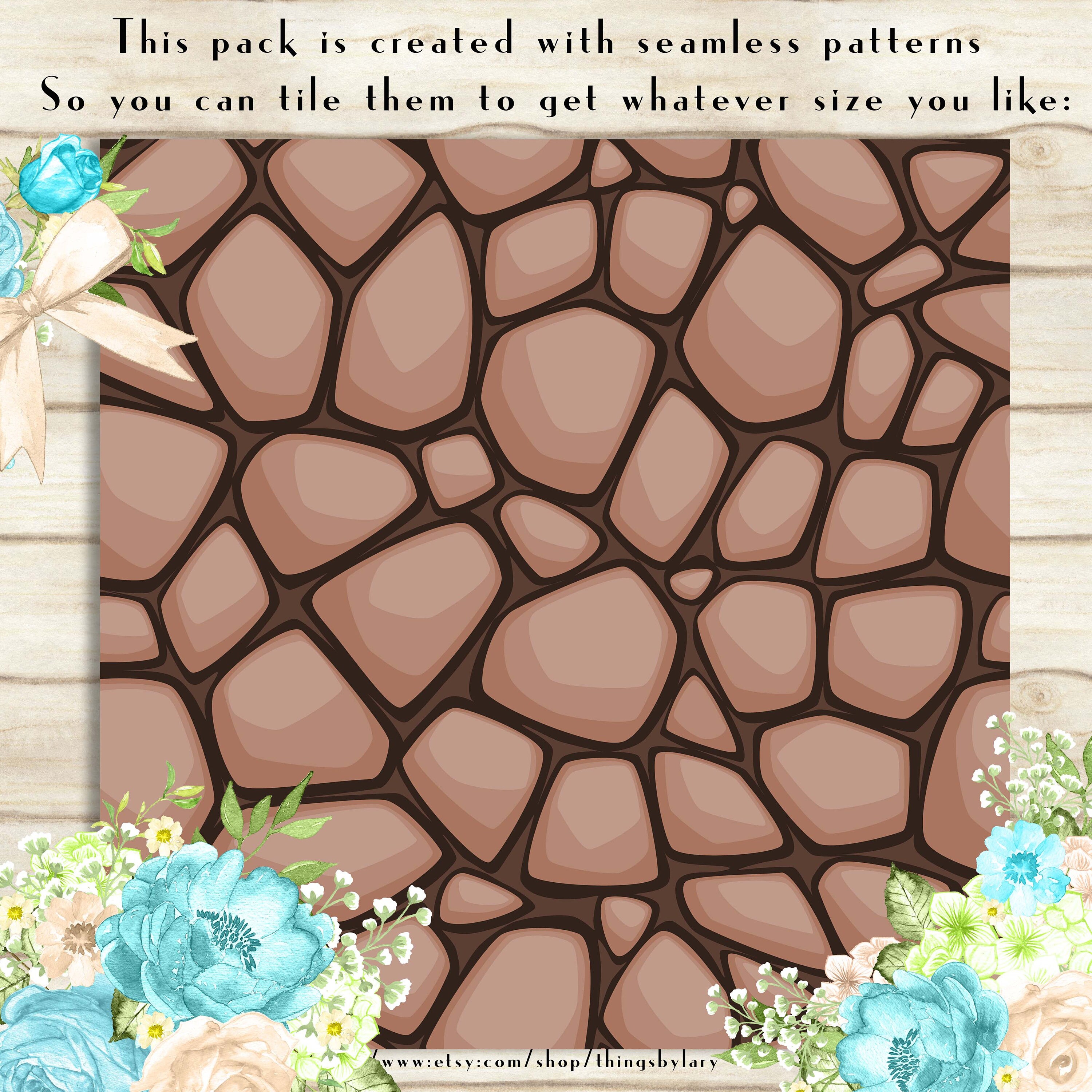 100 Seamless Stone Papers in 12 X 12300 Dpi - Etsy