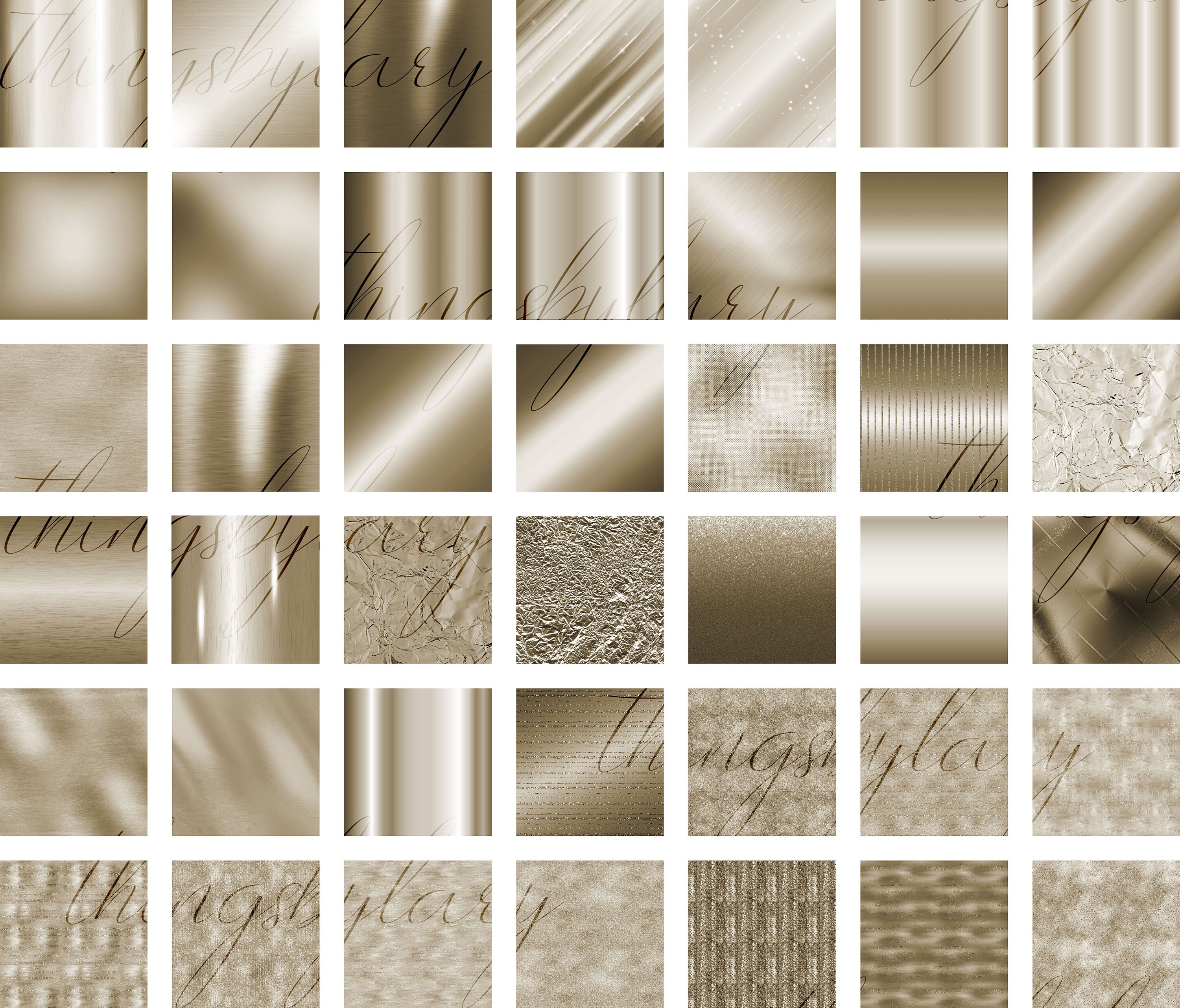 42 Bronze Metallic Papers 12 Inch 300 Dpi Planner Paper - Etsy