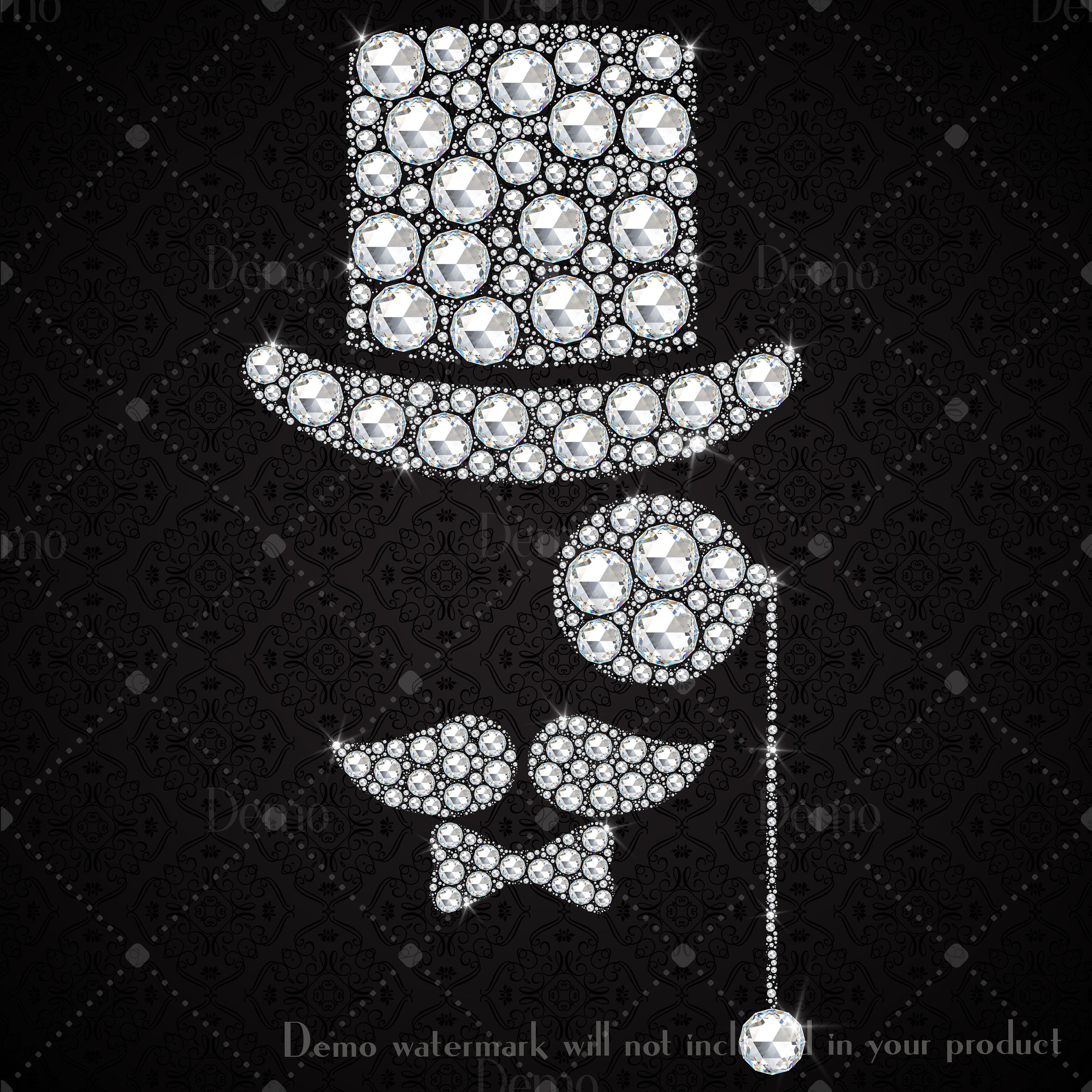 35 Diamond Gentle Men Clip Arts PNG Instant Download - Etsy