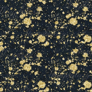 14 Seamless Gold Glitter Splatter Overlay Images 300 Dpi Instant ...