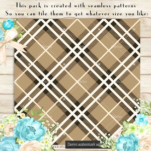 100 Seamless Plaid Pattern Papers 12 Inch 300 Dpi Commercial Use ...