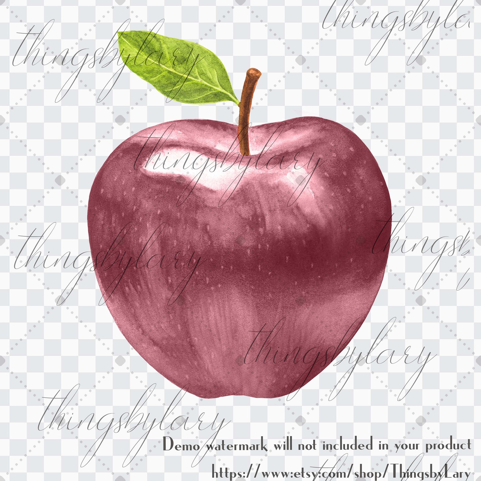 100 Shiny Apple Cliparts, Fruit Cliparts 300 Dpi Instant Download ...