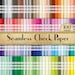100 Seamless Check Papers in 12" X 12", 300 Dpi Planner Paper ...
