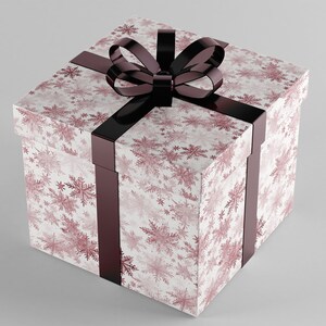 100 Seamless Watercolor Falling Snowflakes Digital Papers 12 ...