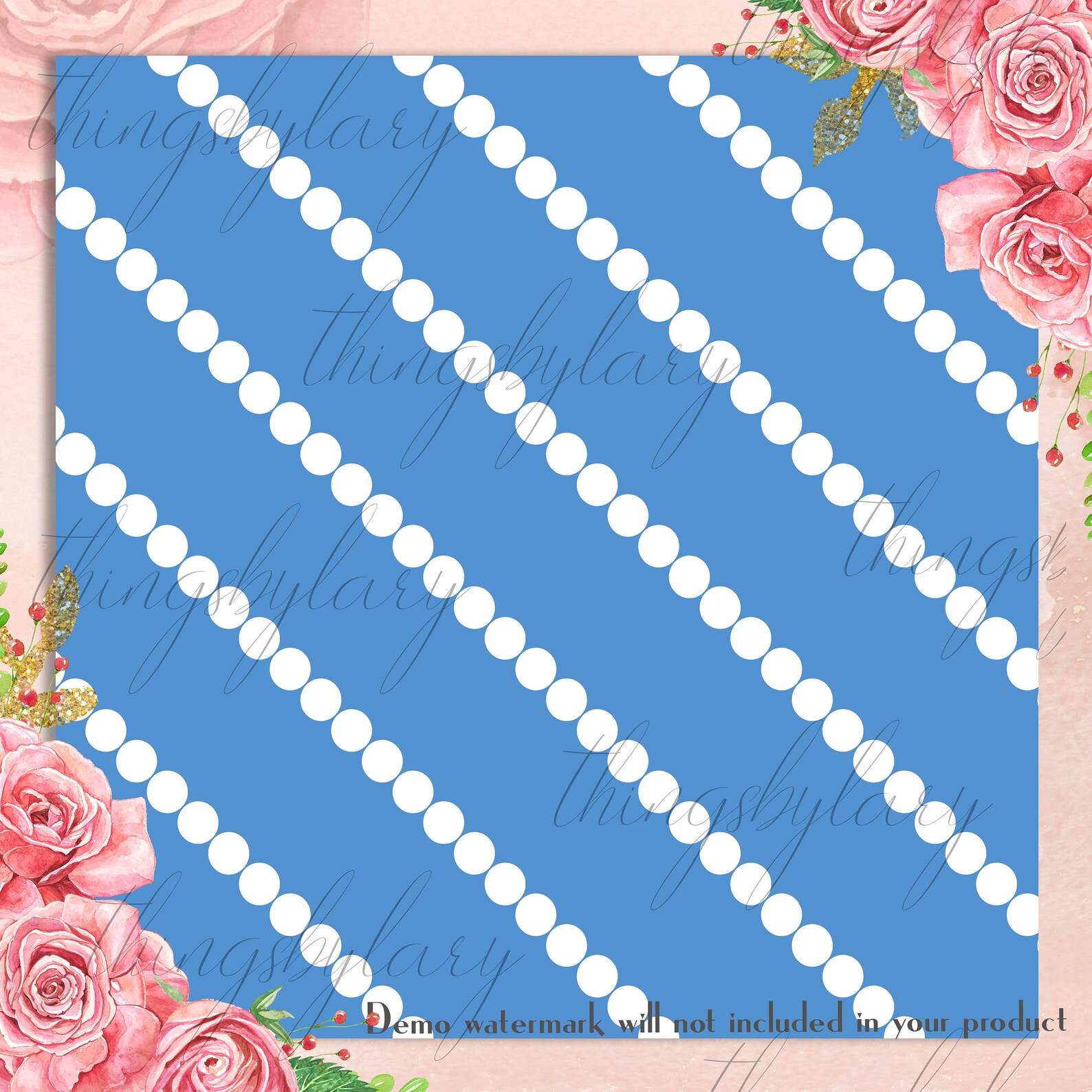 100 Seamless Diagonal White Polka Dot Papers 12x12 300 - Etsy
