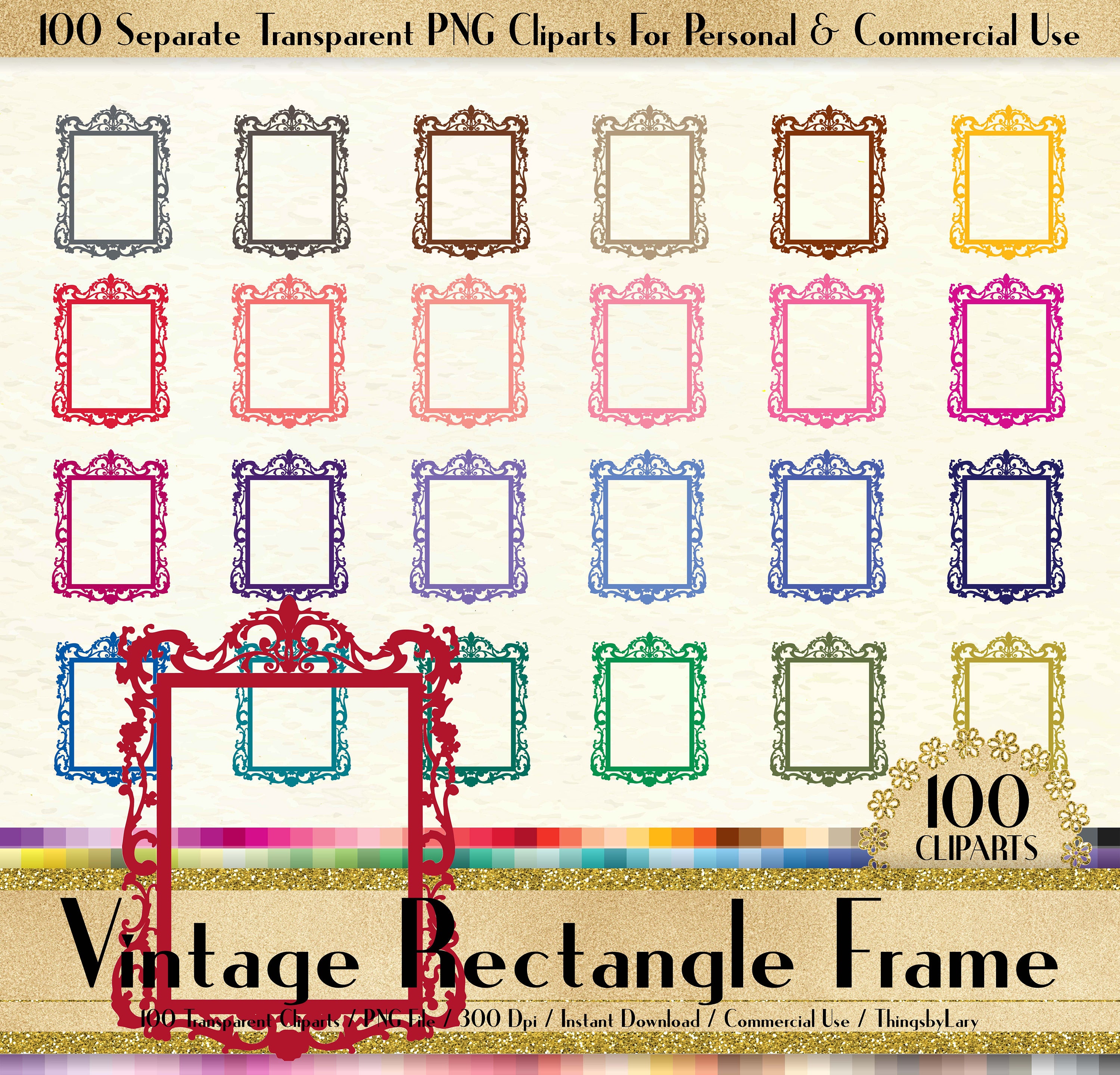 Rectangle Outline Clip Art