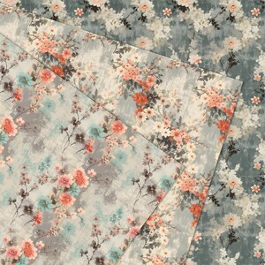 18 Seamless Vintage Mini Floral Digital Papers Commercial Use Old ...