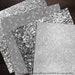 42 Silver Glitter and Sequin Digital Papers 12 300 Dpi Instant Download ...