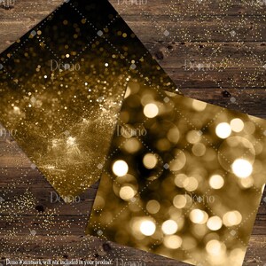 16 Luxury Old Gold Glam Digital Papers 12inch 300 Dpi Commercial Use ...