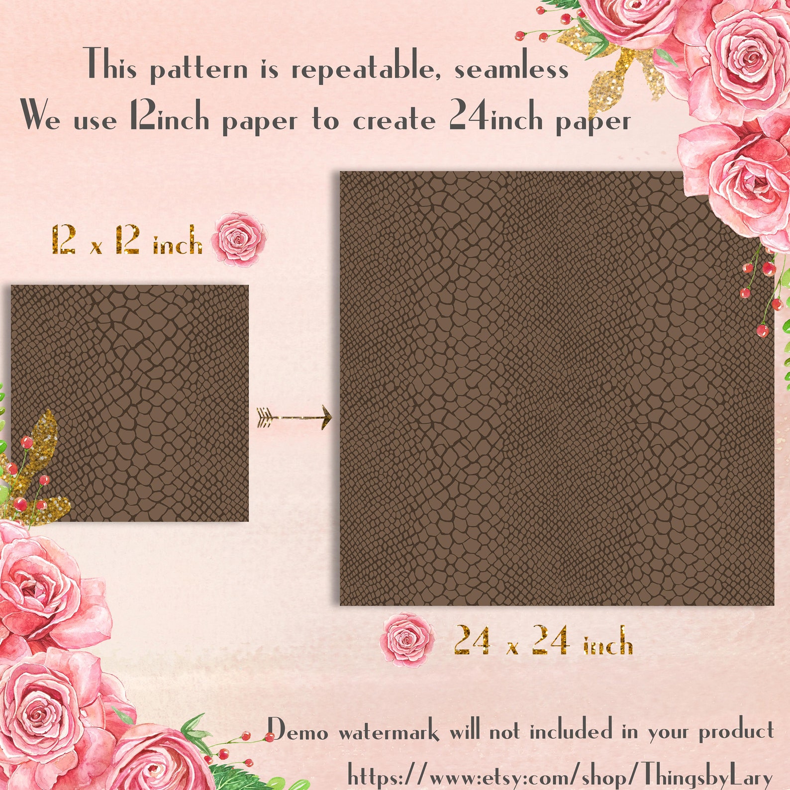 100 Seamless Snake Skin Print Digital Papers 12x12" 300 Dpi Commercial ...