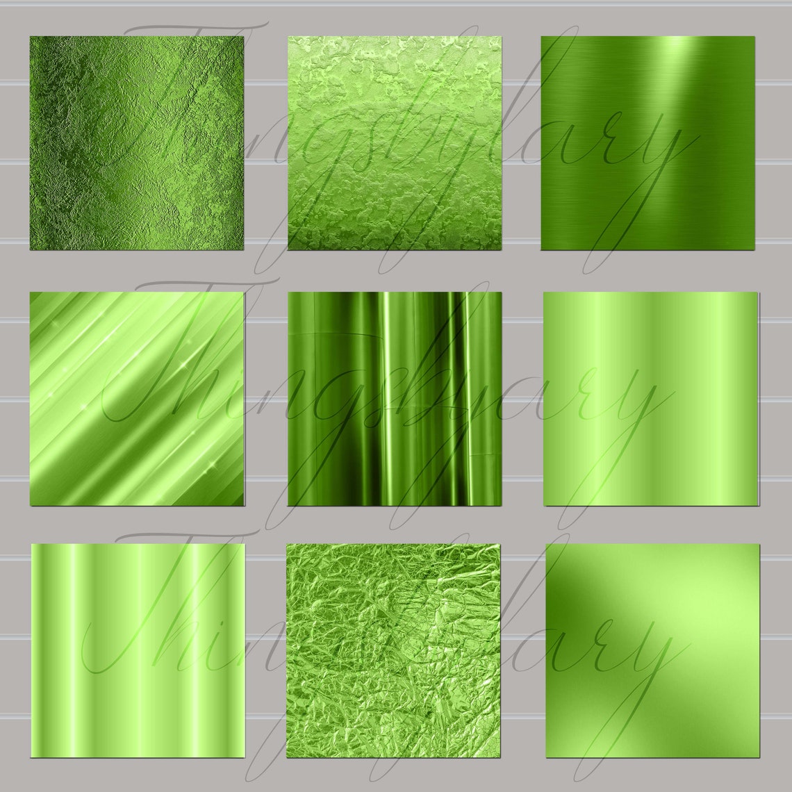42 Luxury Greenery Metallic Digital Papers 12 Inch 300 Dpi Planner ...