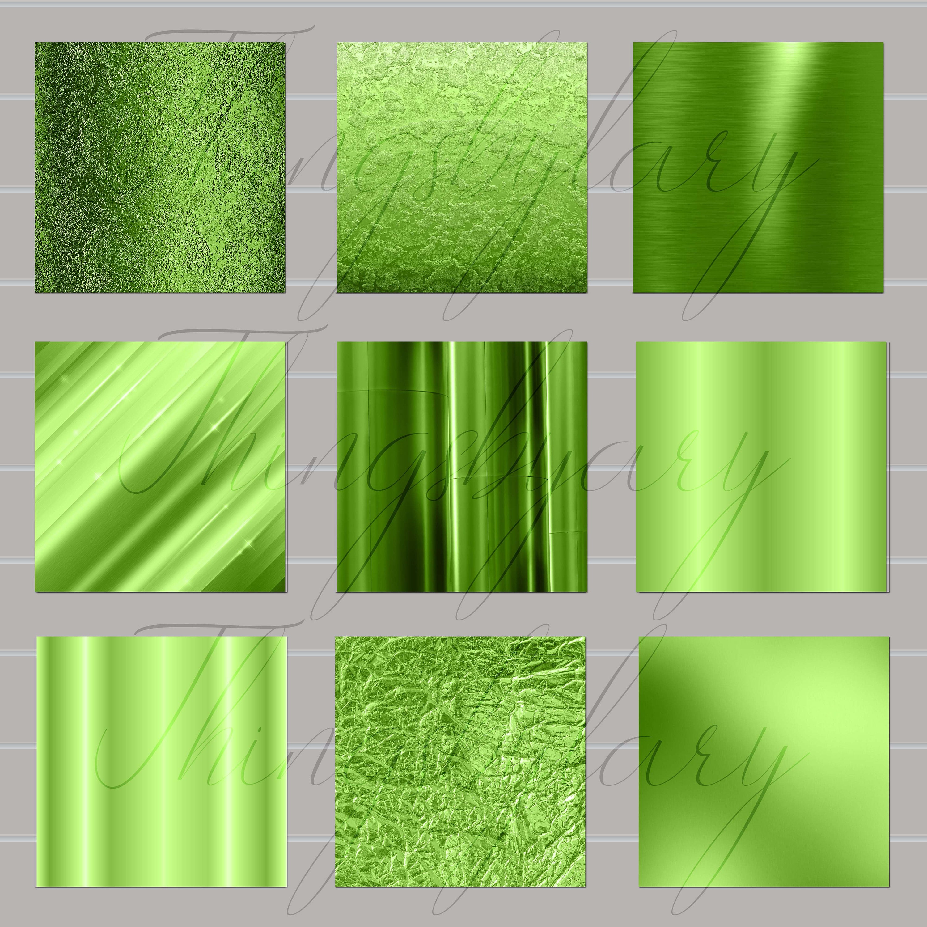 42 Luxury Greenery Metallic Digital Papers 12 Inch 300 Dpi Planner ...