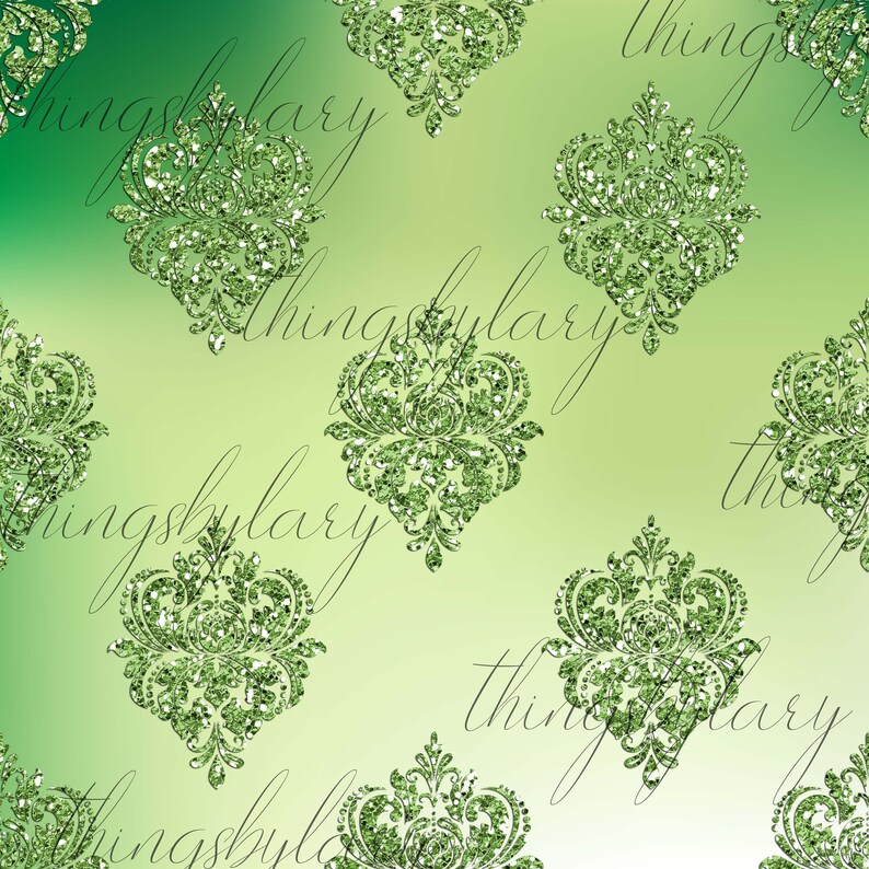 42 Various Glitter Seamless Damask Ornament Overlay Images - Etsy