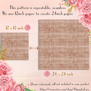 100 Seamless Antique Parchment Digital Papers 12x12" 300 Dpi Commercial ...