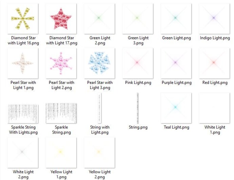 40 Diamond and Pearl Star Cliparts 300 Dpi Instant Download | Etsy