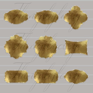 30 Real Gold and Diamond Frames Clip Arts 300 Dpi PNG Transparent ...