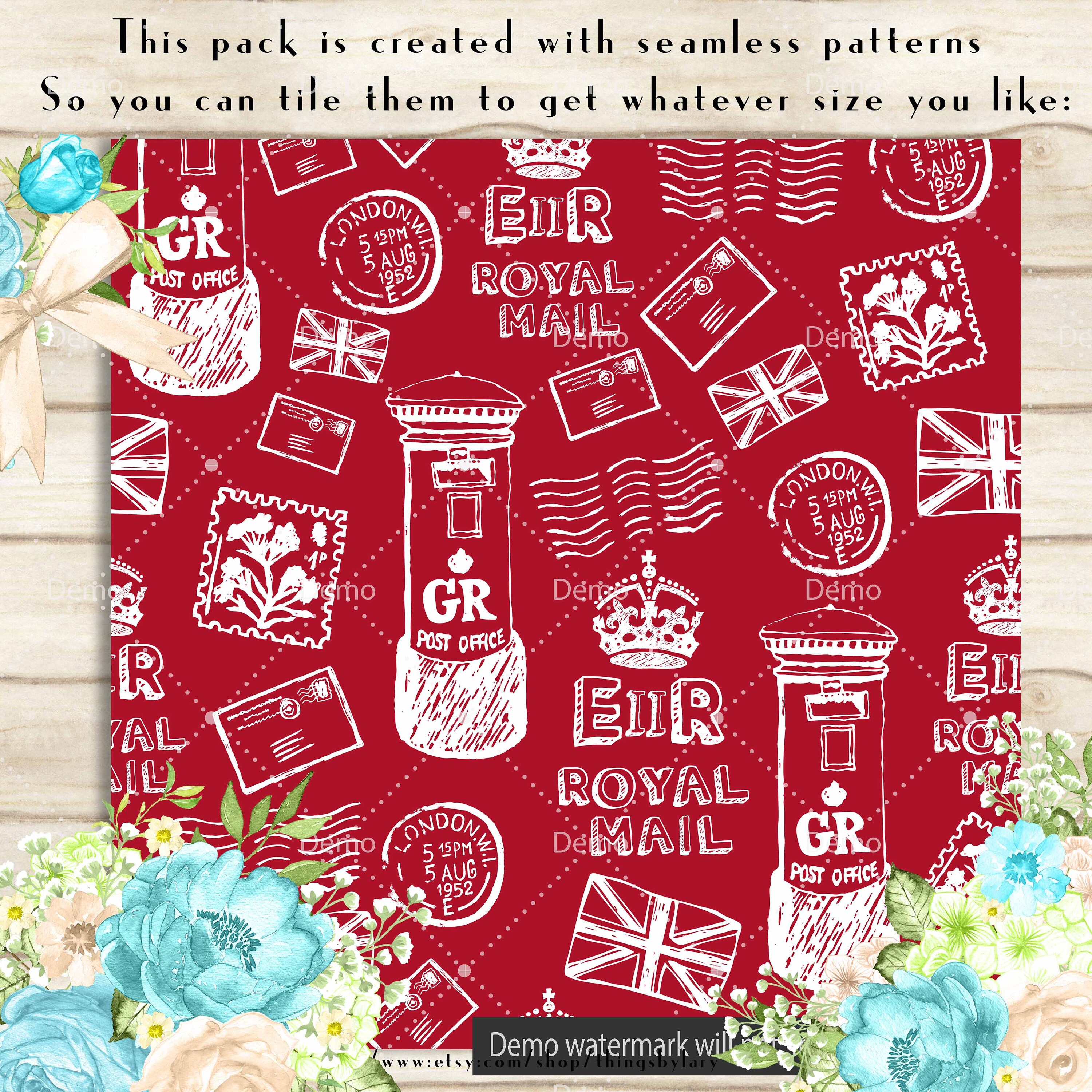 100 Seamless White Royal Mail Papers in 12 X 12 - Etsy