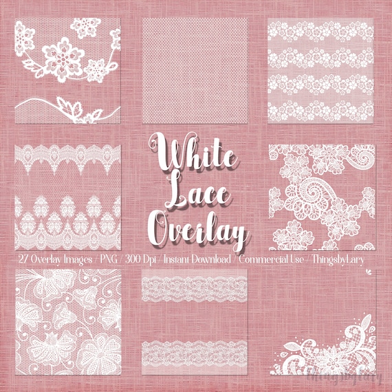 27 White Lace Overlays Borders Frames Images PNG Transparent | Etsy ...