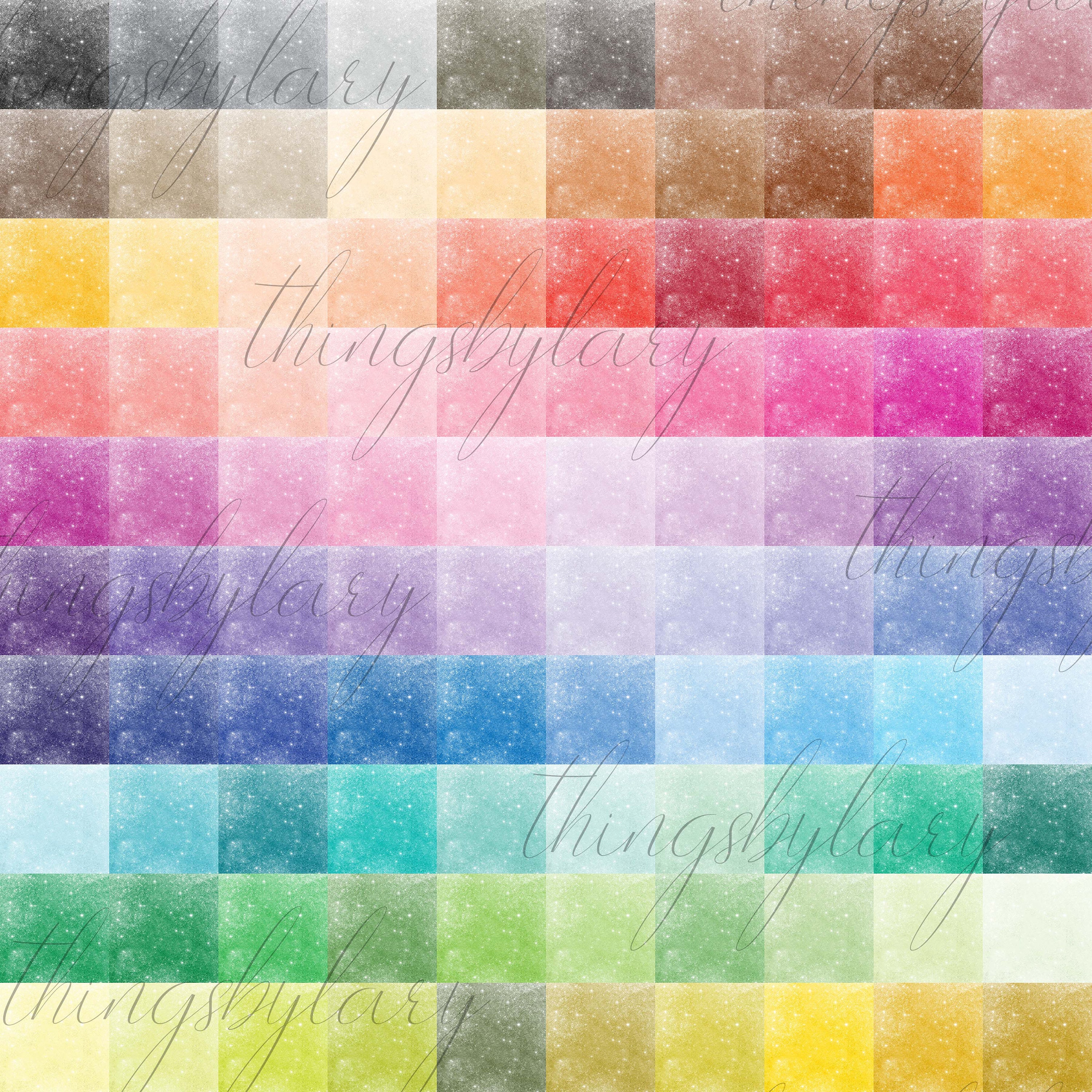 100 Shimmering Dust Glitter Texture Digital Papers 12x12" 300 Dpi ...