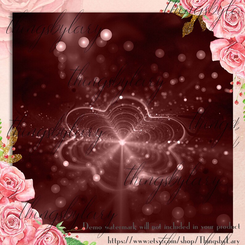 42 Rose Gold Bokeh Papers 12 Inch, 300 Dpi Planner Paper, Commercial ...